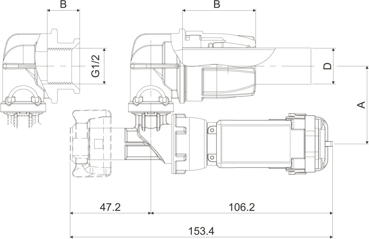 Unijet orientable con válvula SELETRON - O.H. García y Cía.